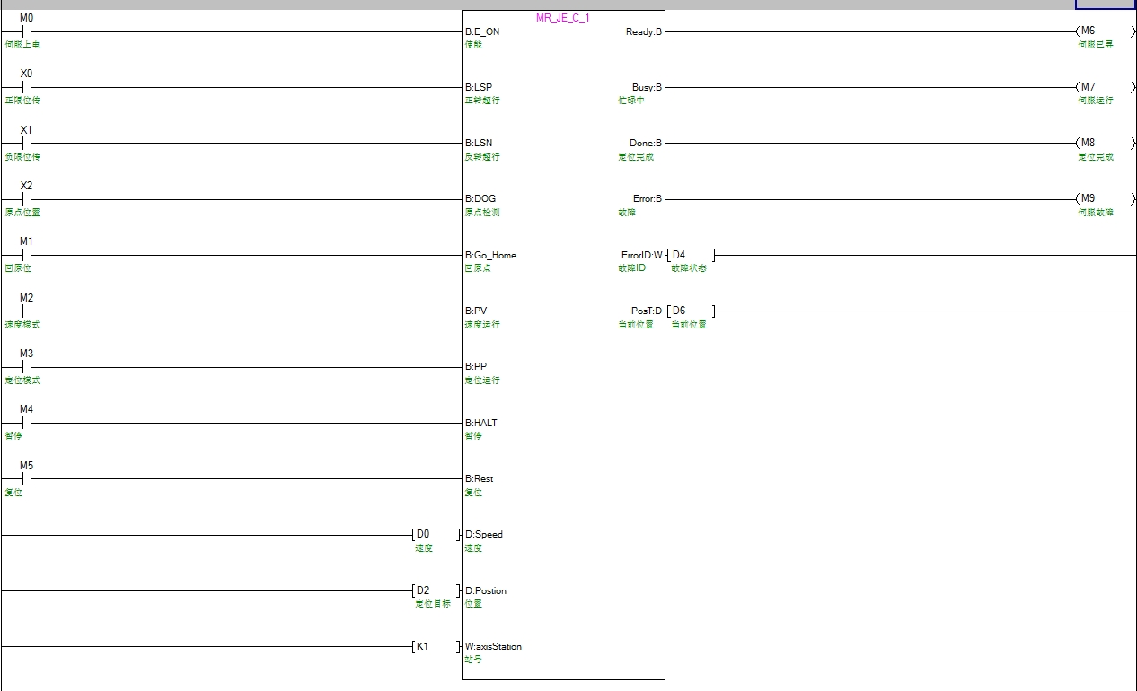 三菱MR-JE-C伺服电机FB功能块：适用于Q系列PLC的16个电机编程加速方案_mrjec伺服映射正反限位-CSDN博客