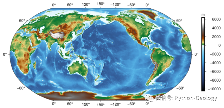 python怎么绘制渐变图_Python—一分钟绘制数字高程模型（DEM）图-CSDN博客
