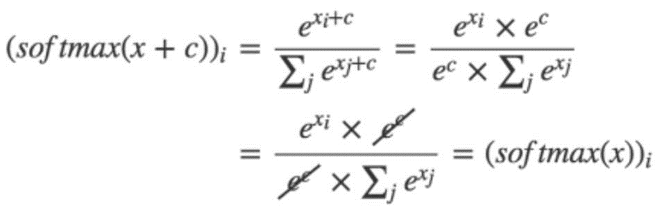 softmax函数计算时减去一个最大值的原因_pytorch softmax为什么要减去最大值-CSDN博客