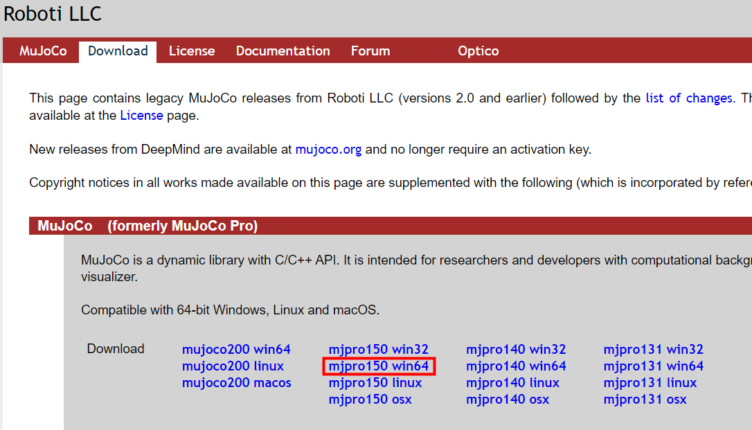 win10安装Mujoco150和mujoco-py 1.50.1.0-CSDN博客