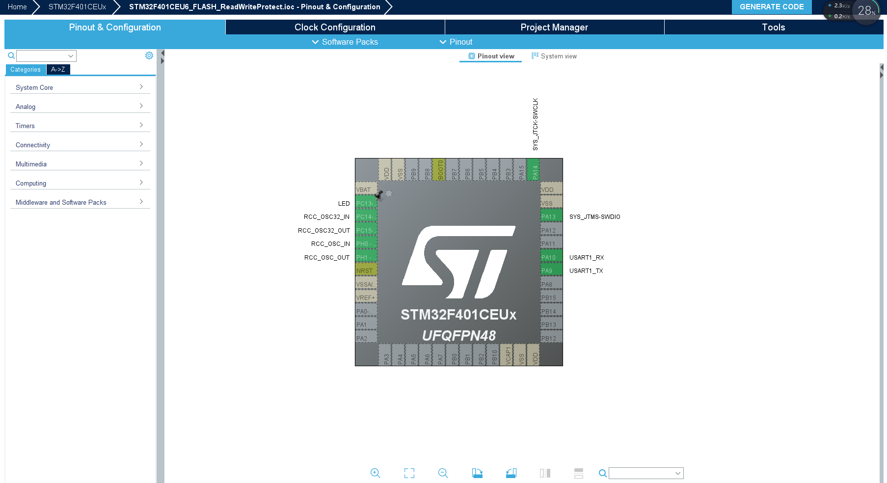 Stm32hal库 F4 针对芯片内部flash读保护实现防篡改、破解功能（详解）stm32f4 Hal Flash Csdn博客 