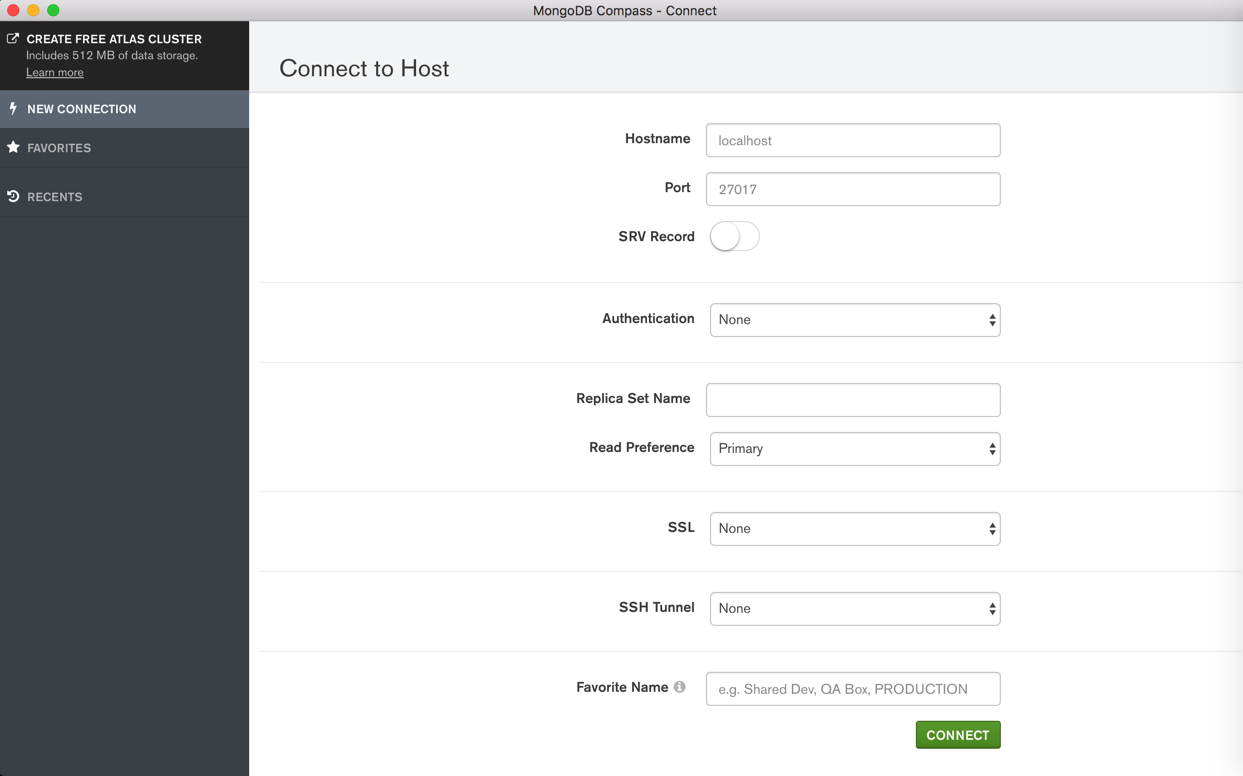 Mongodb Compass 操作mongodb数据库 Mongodb Compass Insert Document Csdn博客