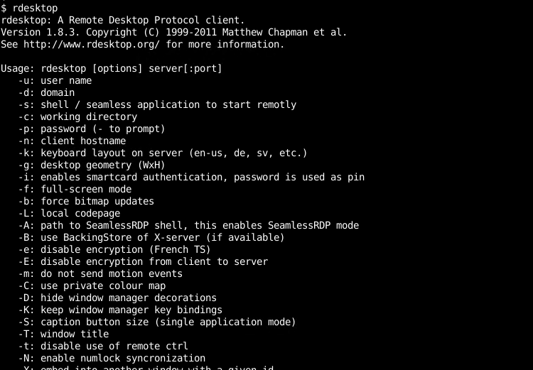 rdesktop 命令_Linux远程桌面Rdesktop命令教程和示例-CSDN博客
