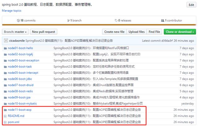 spring boot 日志乱码_SpringBoot2.0 基础案例(11)：配置AOP切面编程，解决日志记录业务...-CSDN博客