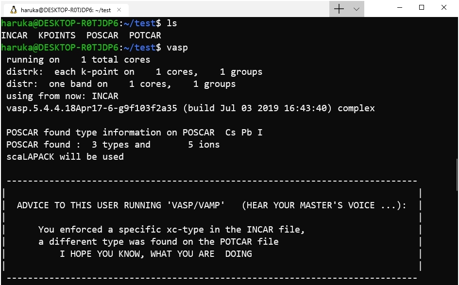 新手linux安装vasp_vasp 5.4.4 在win10/Ubuntu 18.04上的安装-CSDN博客