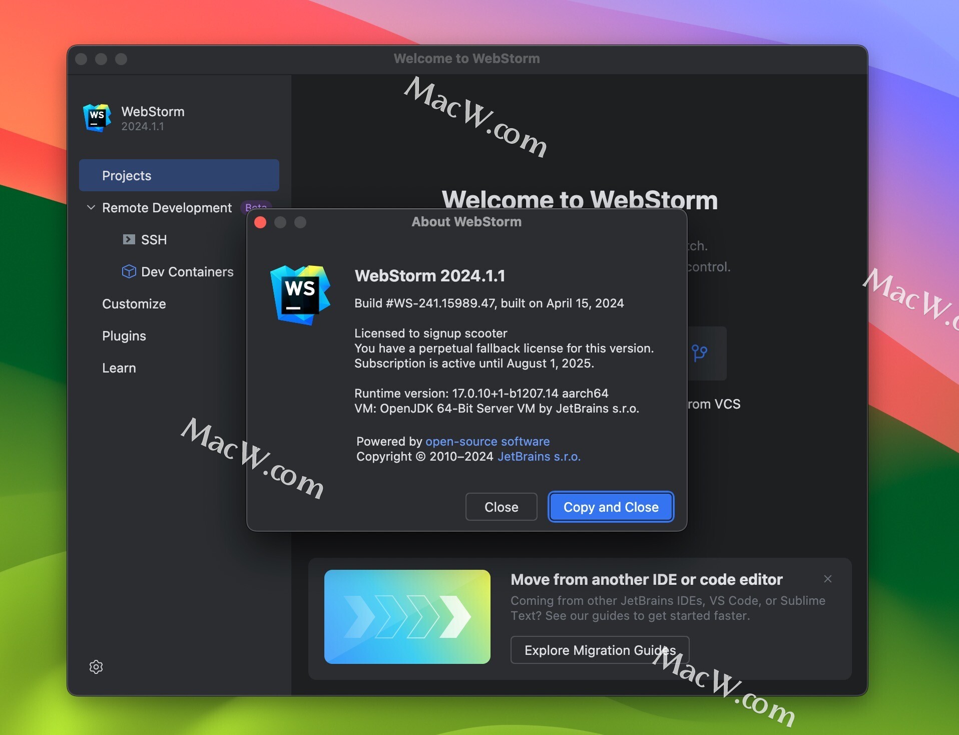 Webstorm 2024 For Mac Javascript开发工具 V2024 1 1 Mac Webstorm2024 Csdn博客