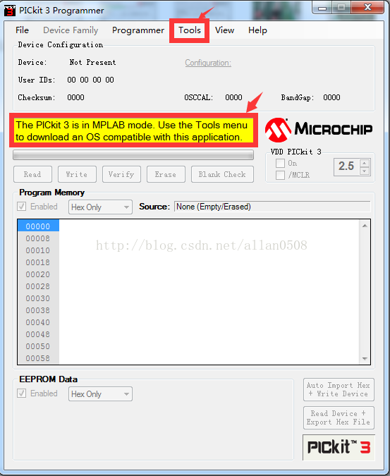 【转】Pickit 3 Programmer使用说明及 烧写程序步骤-CSDN博客