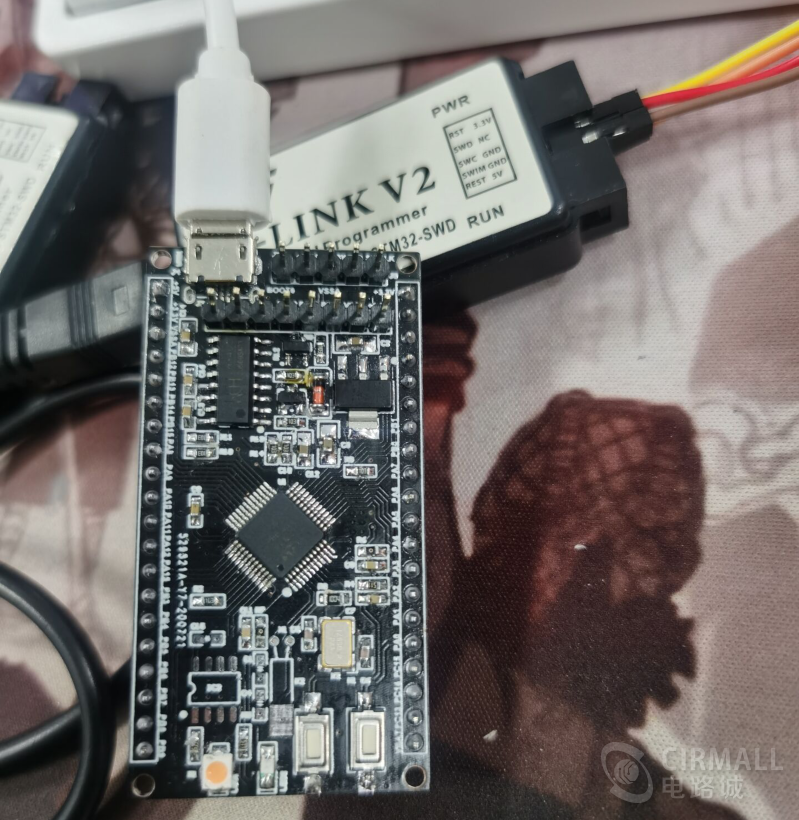 ch340c原理图_带串口和STLINK下载的STM32F103C8T6核心板制作(原理图+pcb)-CSDN博客