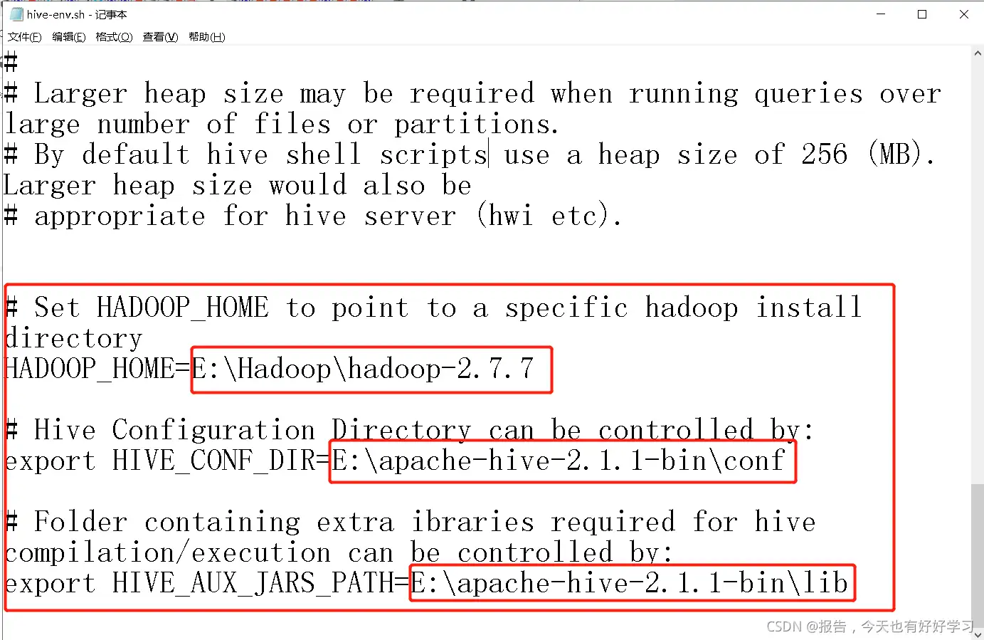 傻瓜式教程Windows下安装Hive MySQL版_windows 安装hive-CSDN博客