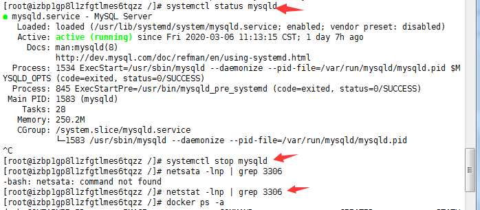 centos7 下 3306端口被tcp6占用，解决办法；-CSDN博客