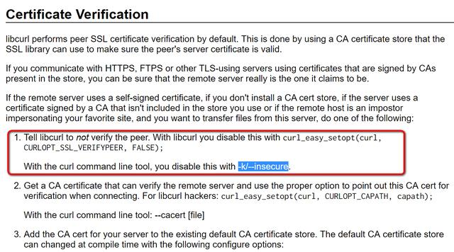 处理SSL certificate problem self signed certificate_ssl certificate problem: self signed ...