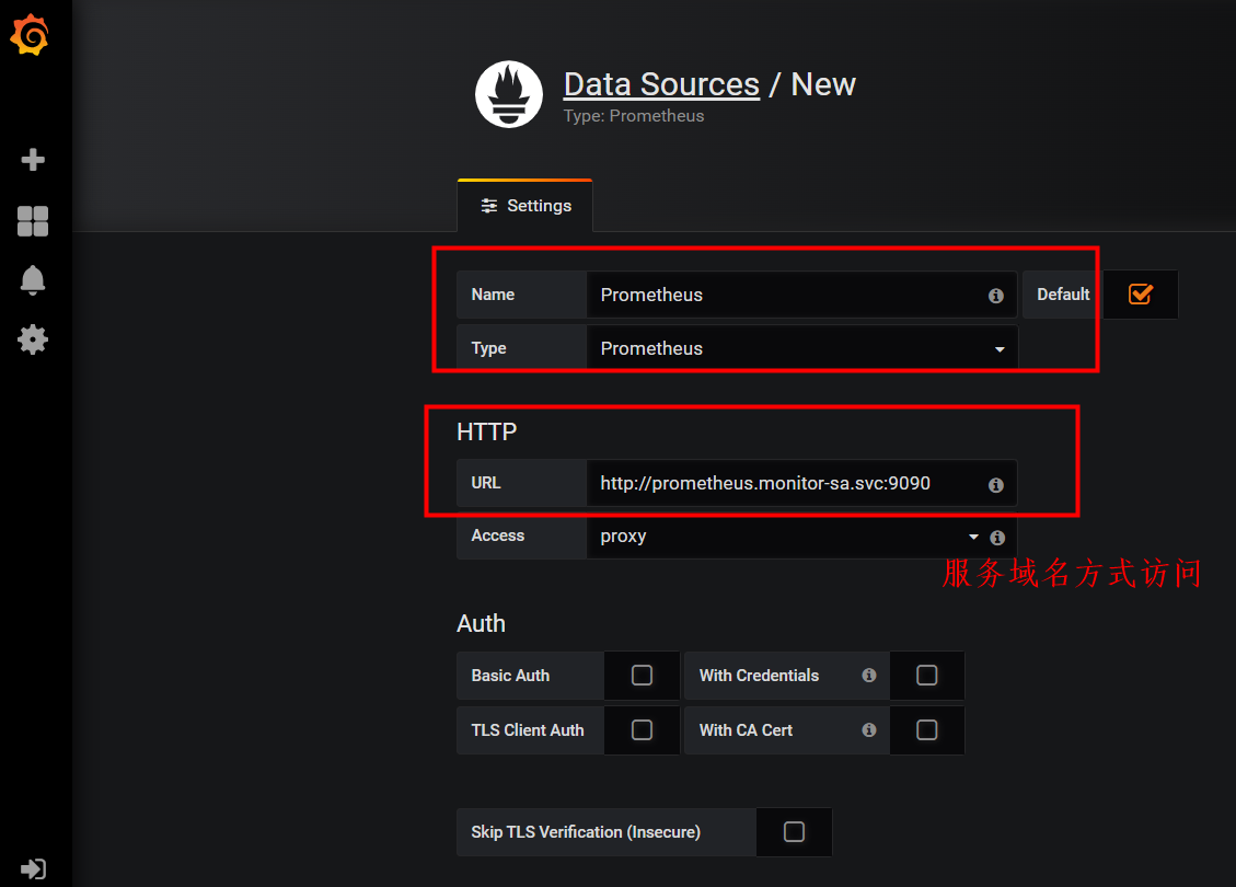 【prometheus】k8s集群部署Grafana安装和配置|Prometheus监控K8S_grafana配置prometheus数据源-CSDN博客