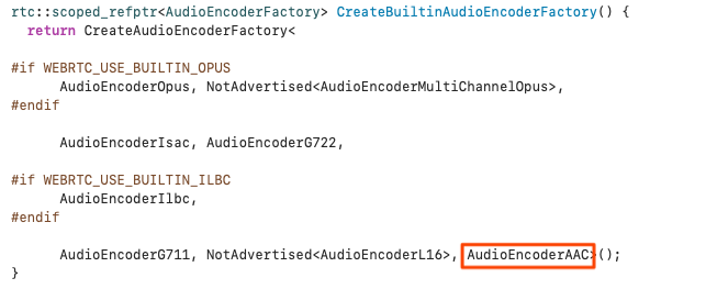 WebRTC支持AAC_webrtc aac-CSDN博客