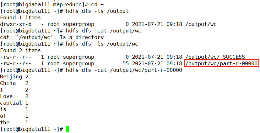【MapReduce】分析WordCount数据处理过程并进行自主开发WordCount程序_分析和编写wordcount程序-CSDN博客