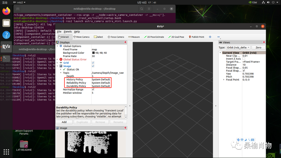 ROS2 中 使用奥比中光 Orbbec Astra Pro 深度相机-CSDN博客
