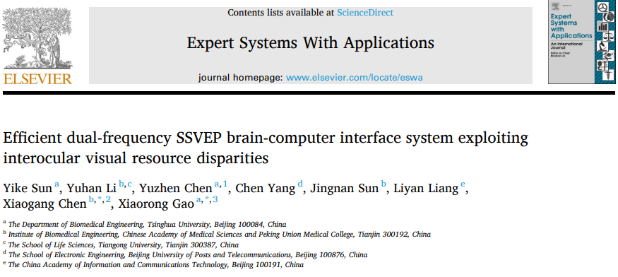 眼间视觉资源差异的高效双频SSVEP脑-机接口系统-CSDN博客