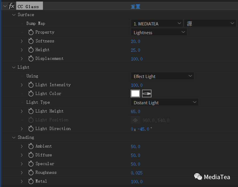 Ae 效果：CC Glass-CSDN博客