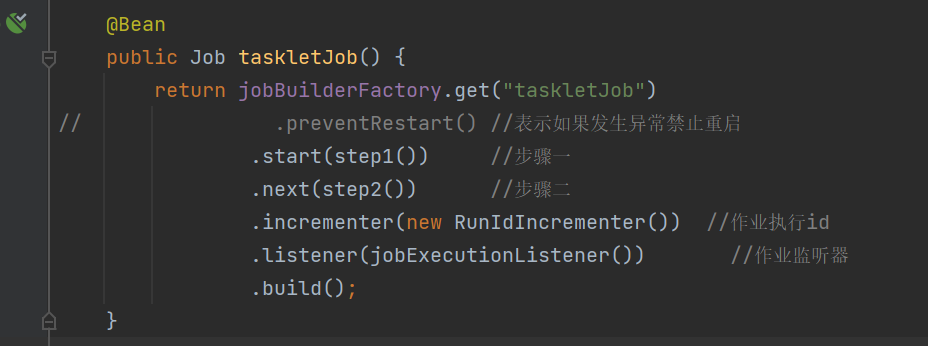 学习spring Batch二 使用spring Batch 中 Job的start和next的执行顺序 Csdn博客