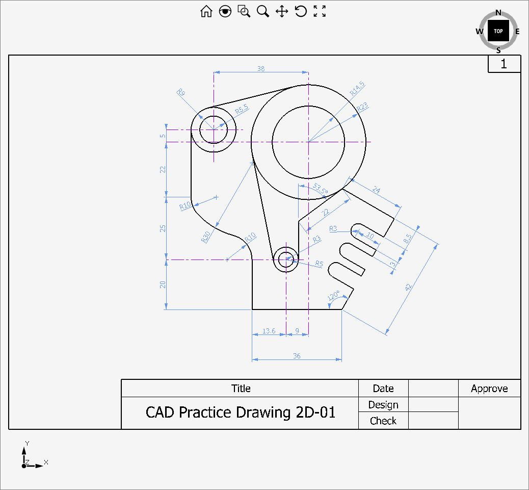 CAD练习图2D-01:Eyeshot-2024.1_2d联系图-CSDN博客