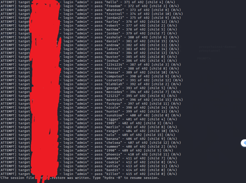 使用proxychains代理配合hydra爆破密码_hydra 代理-CSDN博客