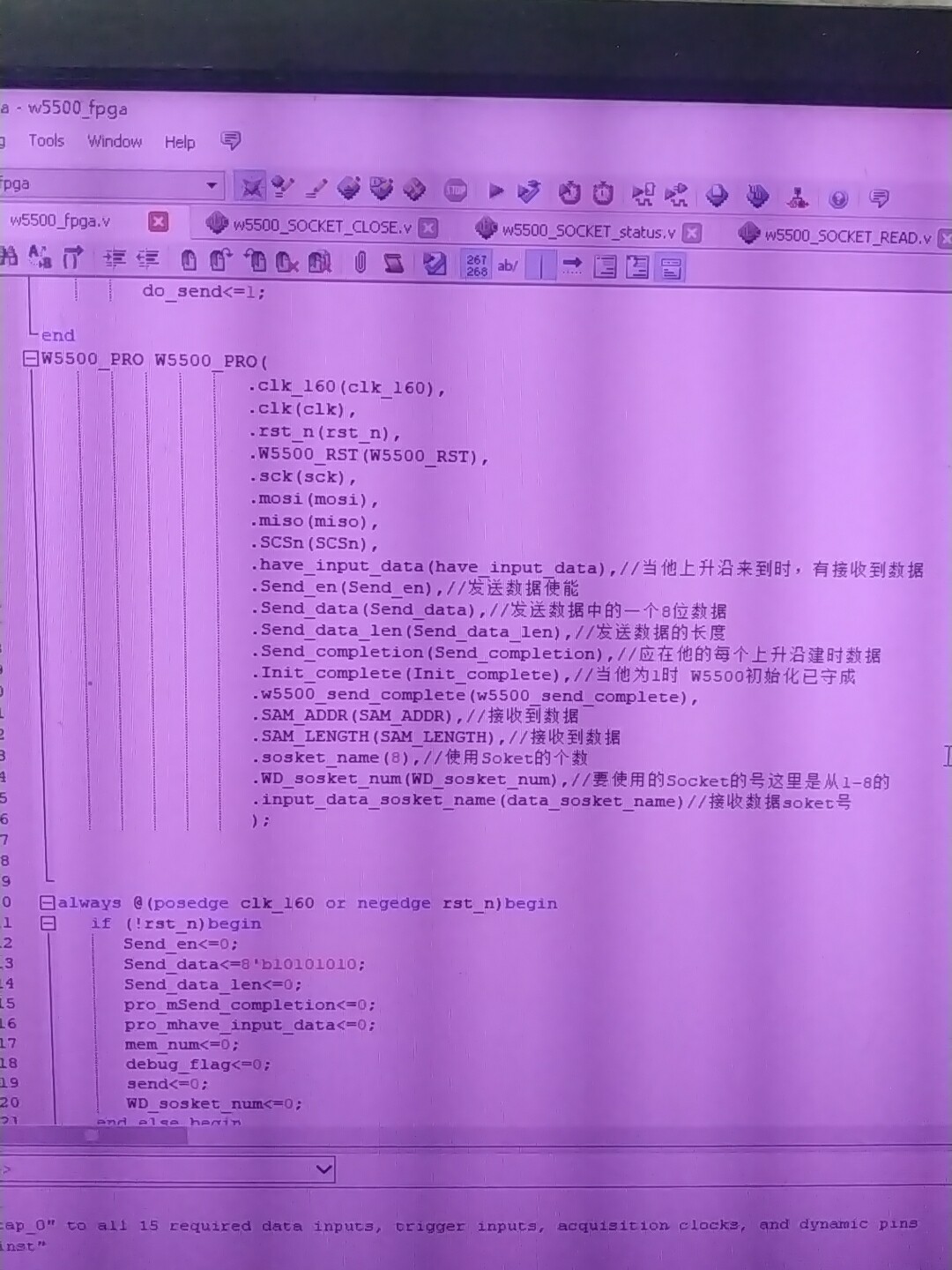 Fpga 以太网w5500 Spi传输80mhz Fpga Verilog Tcp客户端驱动源码，8个socket都可用，fpga W5500 Csdn博客