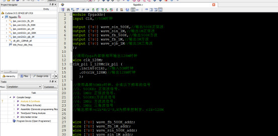 Dds不同频率波形发生器设计verilog代码quartus仿真quartus正弦波发生器verilog Csdn博客