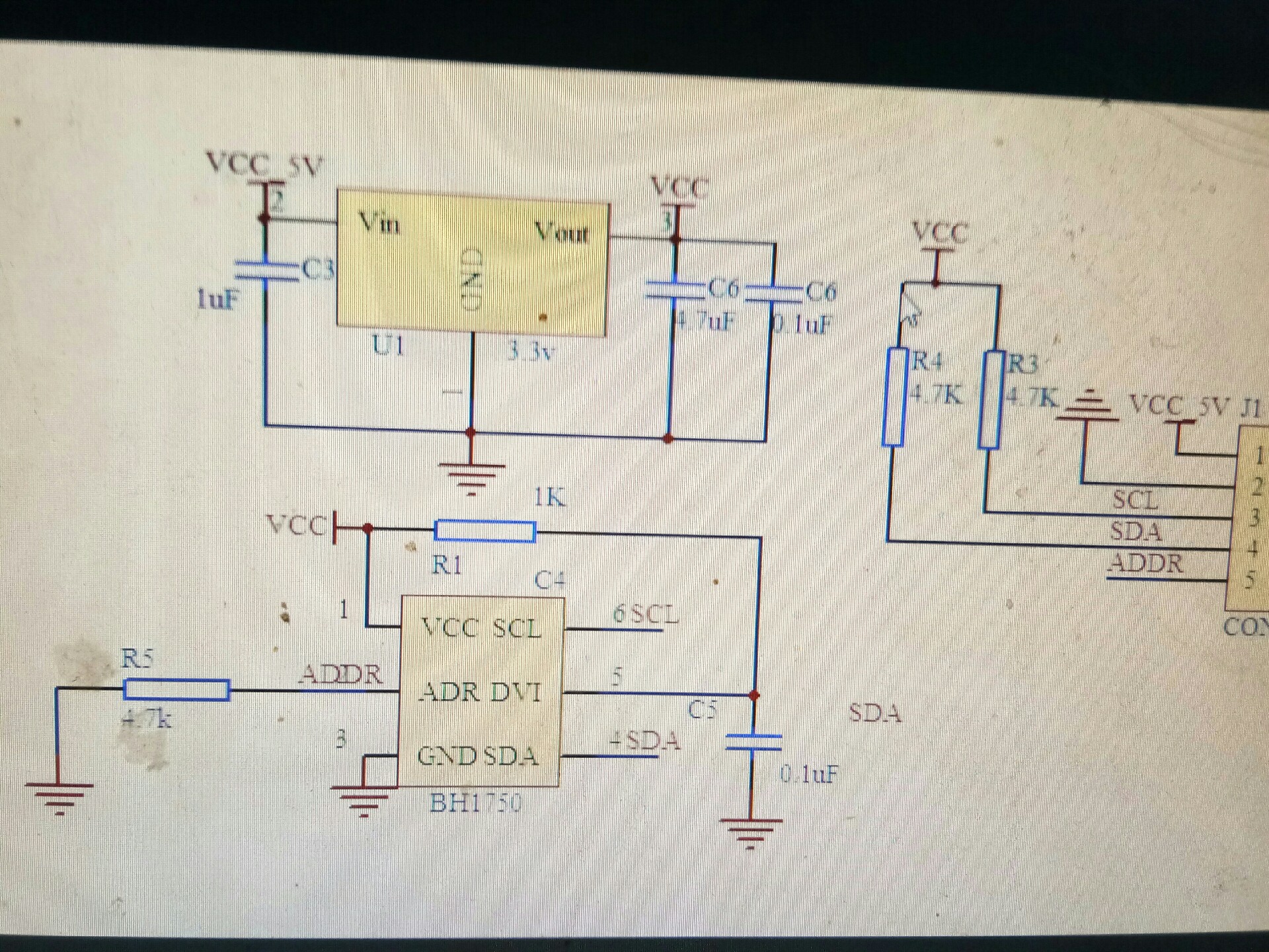 STM32与BH1750光照传感器配合IIC总线通讯OLED显示程序源码及原理图_bh1750光照传感器显示在oled-CSDN博客