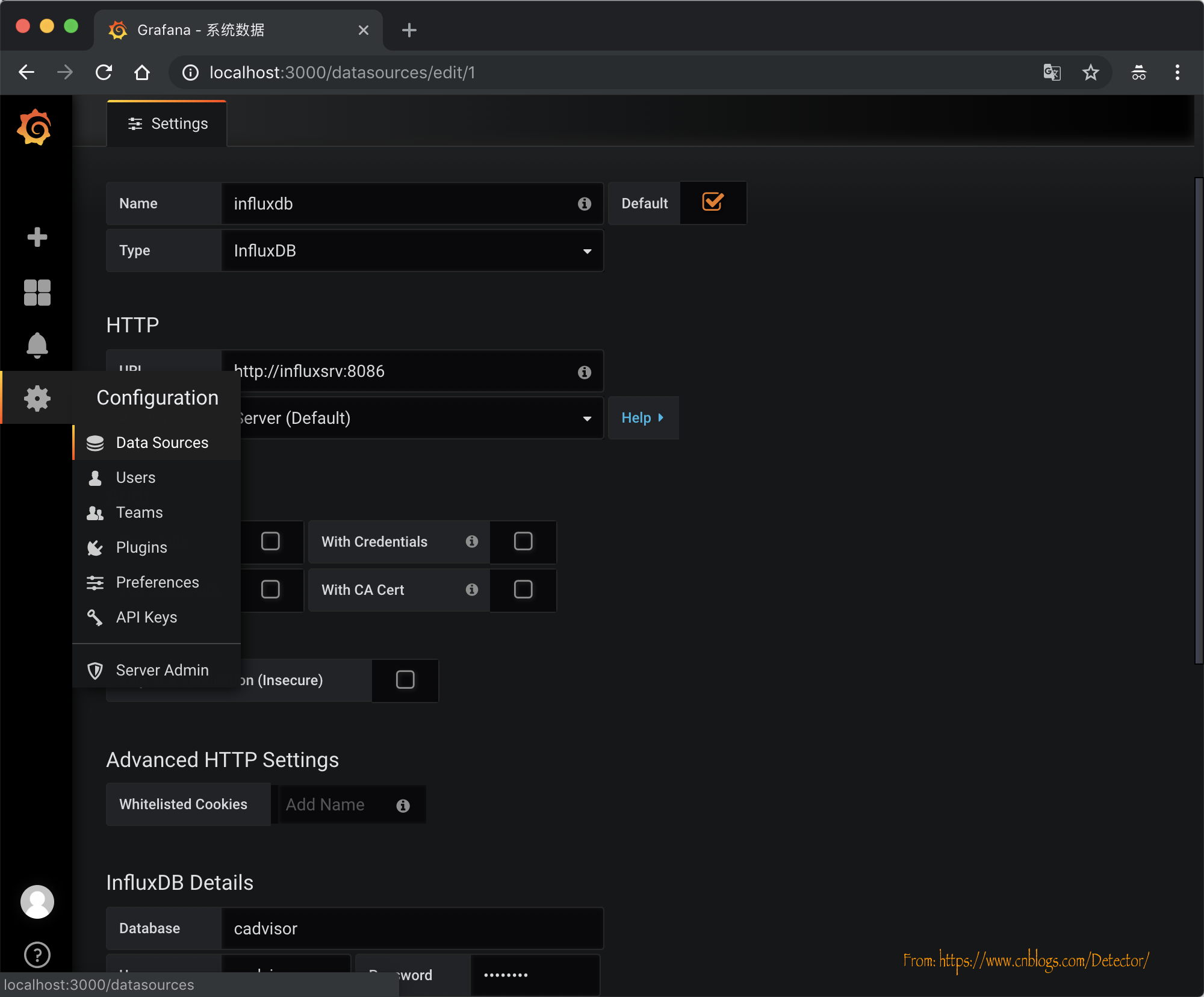 【Docker】性能测试监控平台搭建：InfluxDB+Grafana+Jmeter+cAdvisor_influxdb 性能测试-CSDN博客