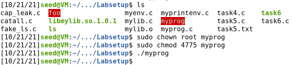 信息安全实验——environment Variable And Set Uid Program Lab Csdn博客