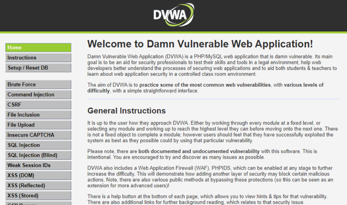通过phpstudy（小皮面板）搭建DVWA靶场教程_用小皮面板在ubuntu服务器部署dvwa-CSDN博客