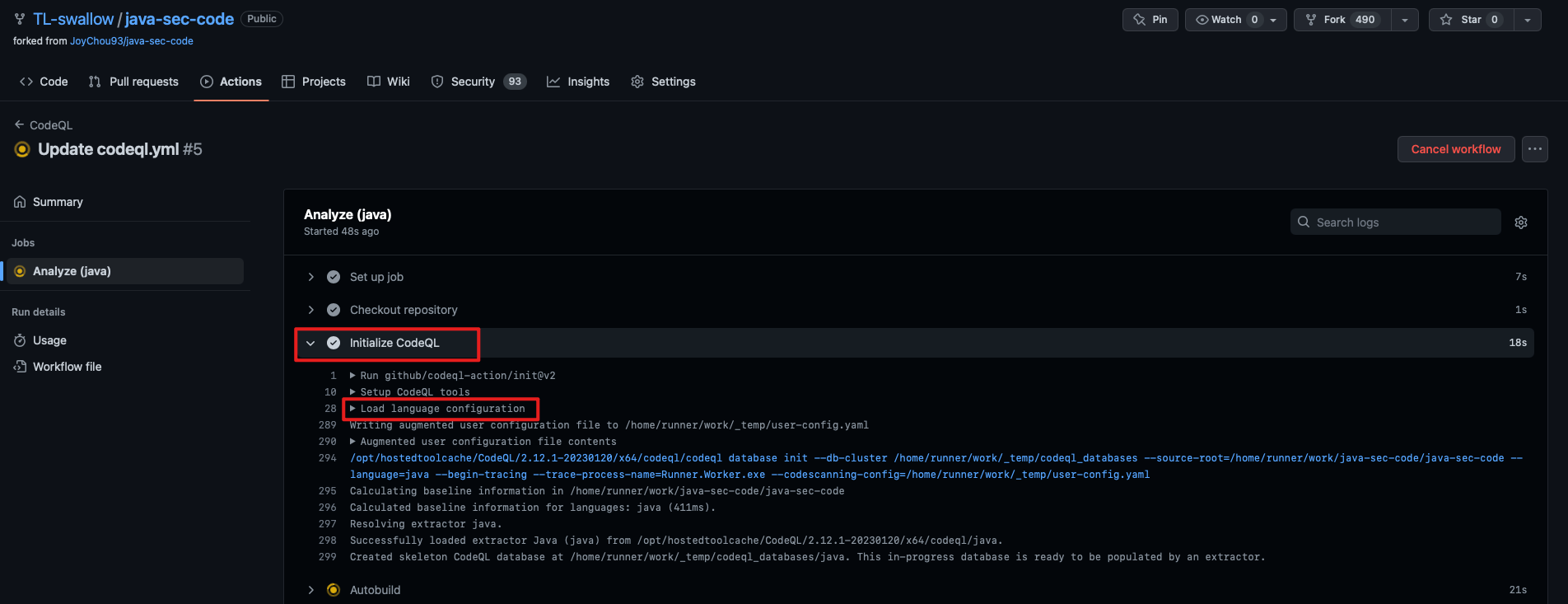 思路分享:解决Codeql本地使用时编译不成功问题_codeql创建数据库文件编译项目失败-CSDN博客