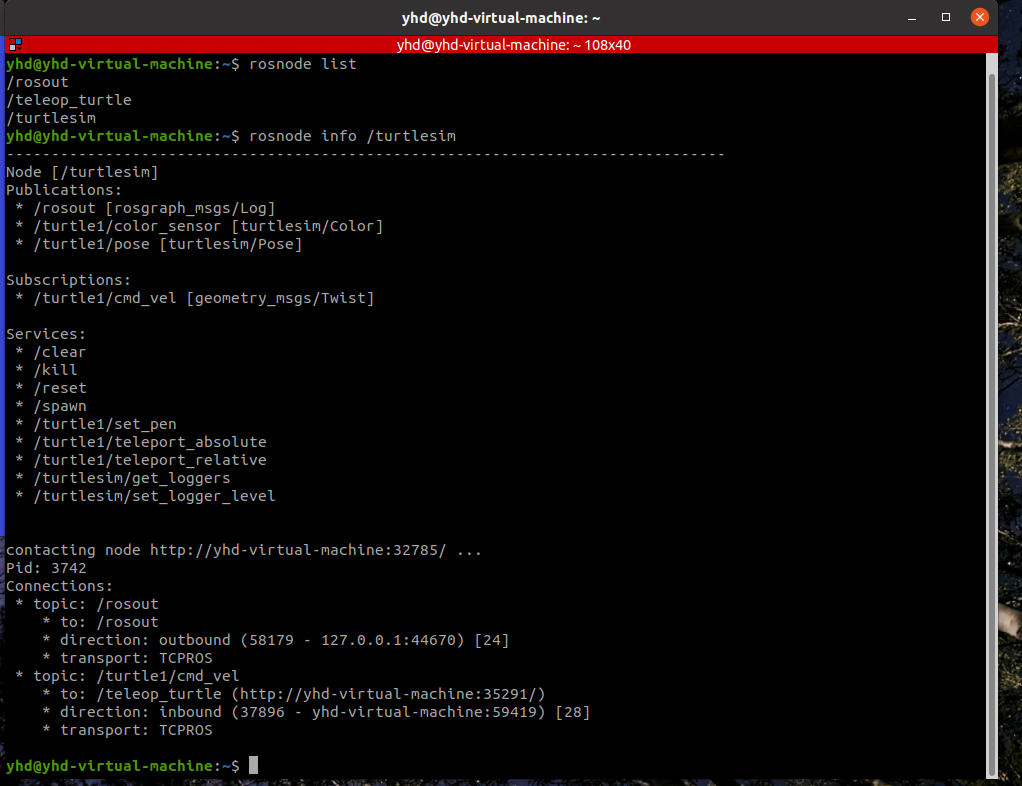 ROS实践--运行小海龟仿真例程_ros示例程序-CSDN博客