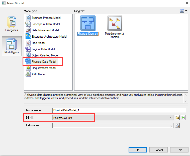 Powerdesigner+PostgreSQL反向工程生成ER图_pgsql生成ea-CSDN博客