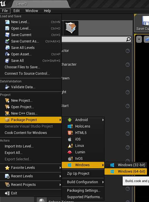 UE4 Windows环境下游戏打包基础教程（ios, windows, android）(UFE方式以及命令行方式)_runuat.bat-CSDN博客