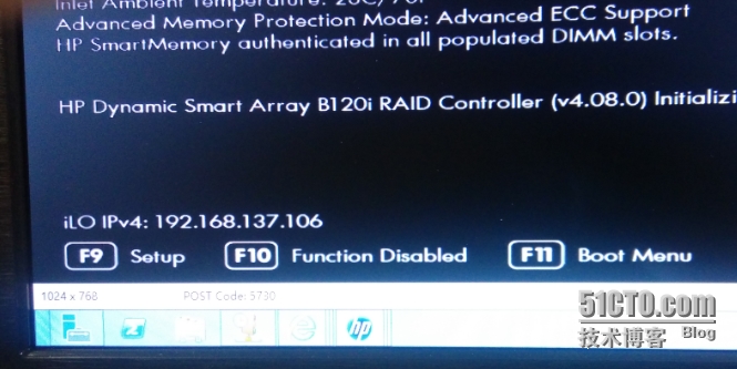 hp服务器f10不显示,HP服务器F10 Function Disabled，无法使用F10安装操作系统-CSDN博客