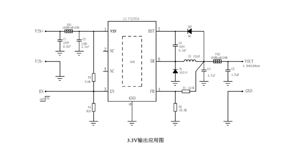 FS2954是一款内部集成有功率 MOSFET 管的80V降压IC降压型开关稳压器。_f4905s在电路中起什么作用-CSDN博客