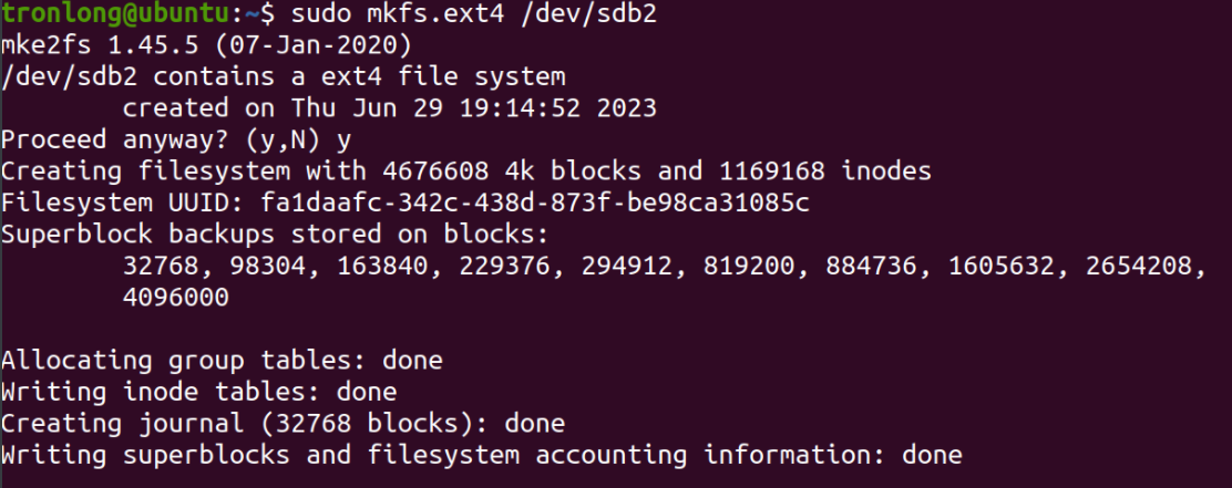磁盘分区、格式化、挂载——parted命令、mkfs命令_part分区挂载-CSDN博客