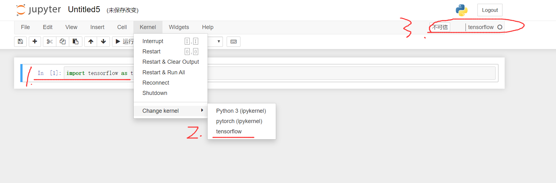 在jupyter中添加任意环境的kernel_jupyter kernel 编写-CSDN博客