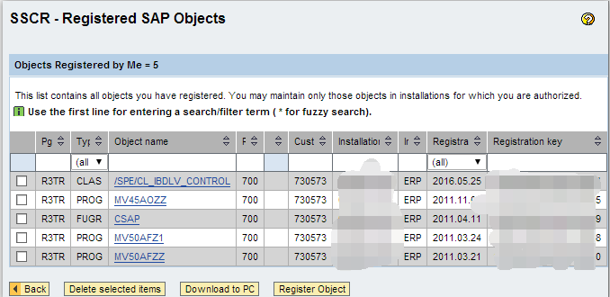 SAP 开发Keys 申请SSCR Keys申请_sap sscr-CSDN博客