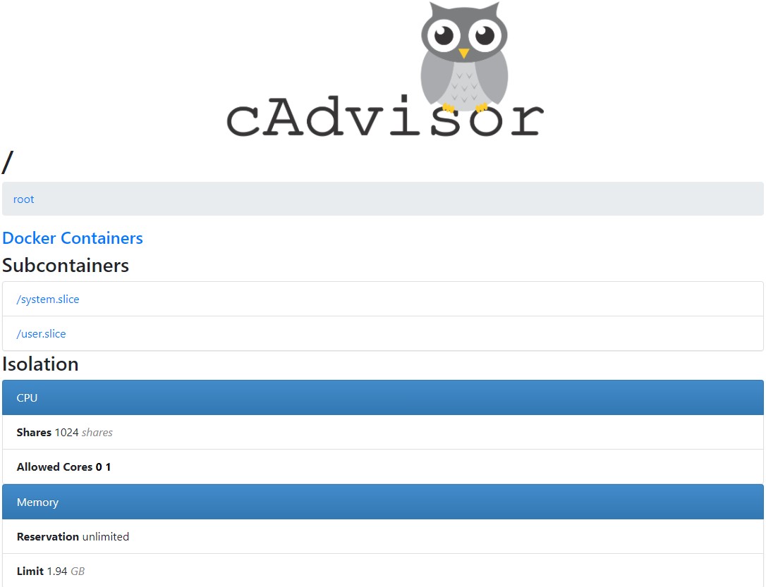 通过cAdvisor监控Docker性能_cadvisor,privileged container-CSDN博客