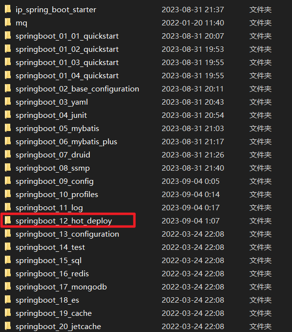 SpringBoot篇（热部署）_springboot热部署-CSDN博客