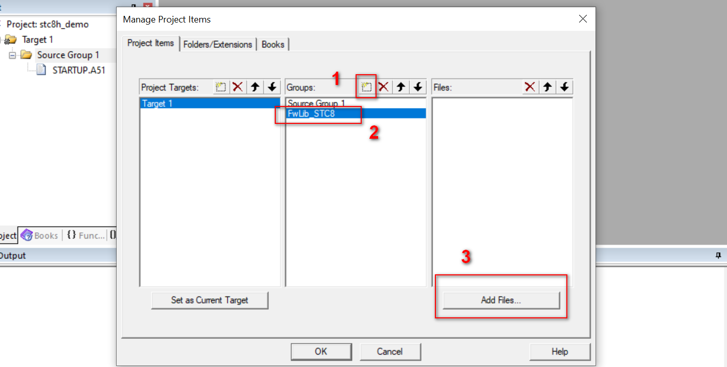 STC8H开发(一): 在Keil5中配置和使用FwLib_STC8封装库(图文详解)_stc8h3k32s2-CSDN博客