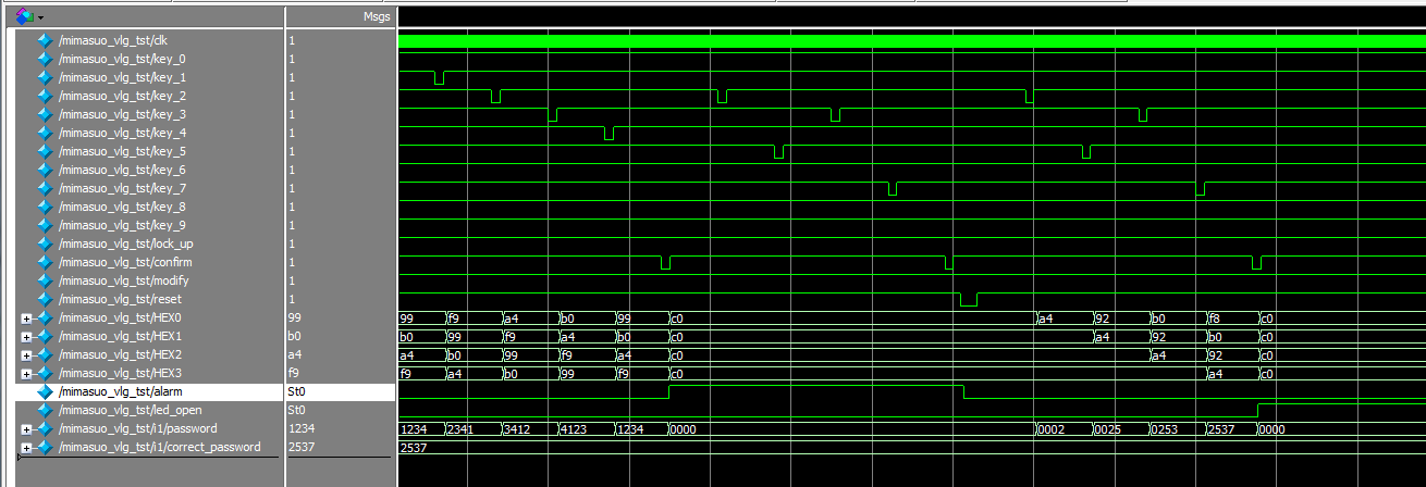 密码锁设计verilog代码quartus De10 Lite开发板de10lite Verilog Csdn博客