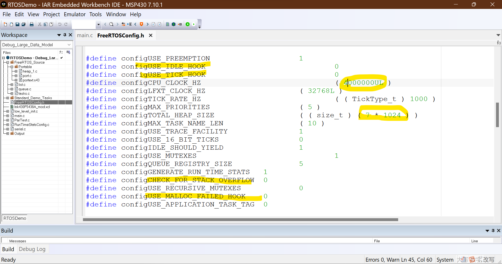 在IAR环境下向MSP430f5529lp移植freertos_msp430移植freertos_desensibilizaci n的博客-CSDN博客