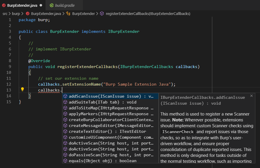 使用Visual Studio Code开发和调试Java Burp扩展_java: clean java language server workspace-CSDN博客