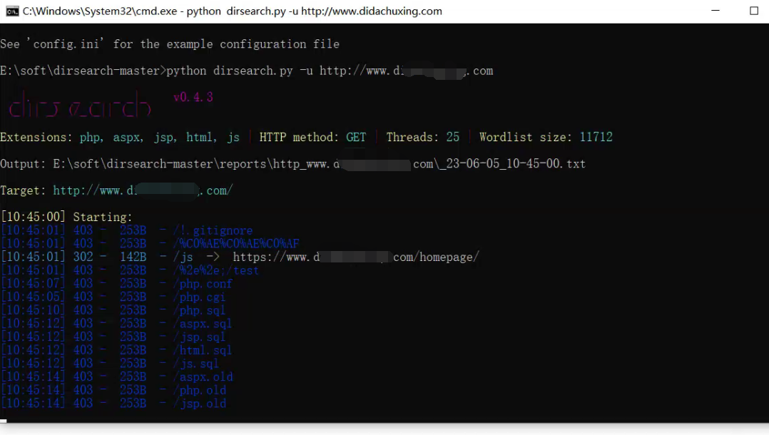 运行dirsearch报错Error with the proxy:None_error with the proxy: none-CSDN博客