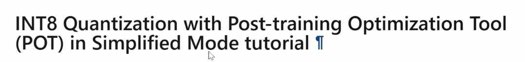 如何基于OpenVINO POT工具简单实现对模型的量化压缩_openvino多线程-CSDN博客