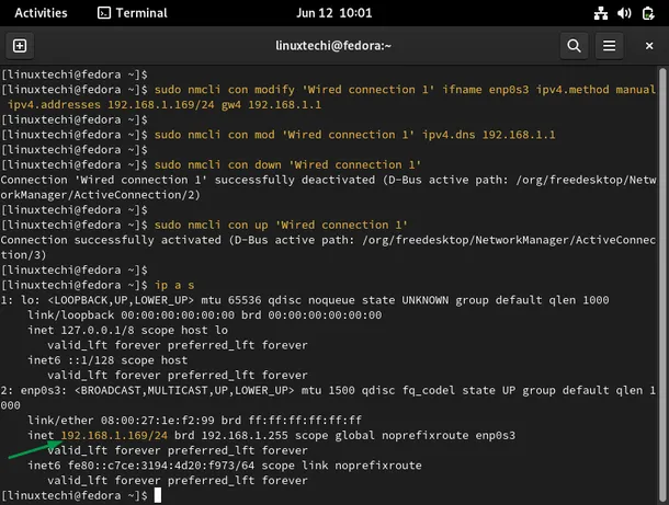 如何在 Fedora 系统下配置静态IP地址 ？_fedora设置静态ip-CSDN博客