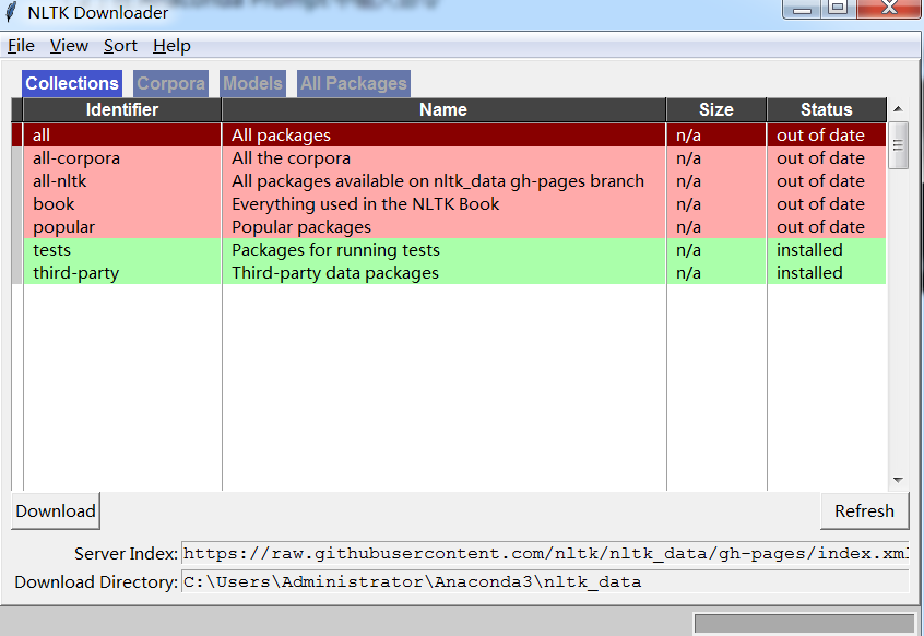 2.3语料库NLTK数据包下载及安装_nltk_data 下载-CSDN博客