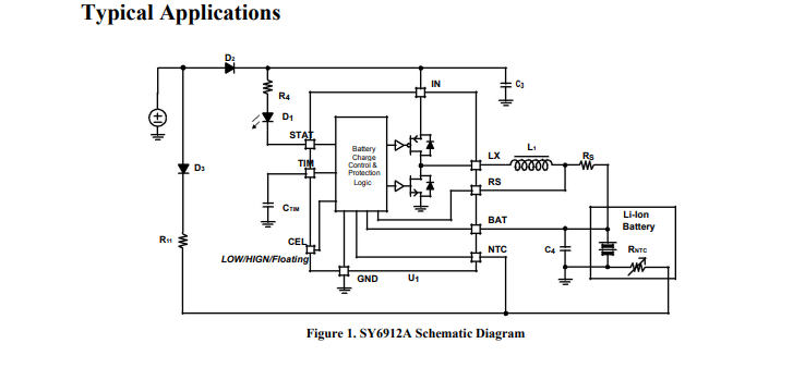 SY6912A原厂原装矽力杰贴片SOP8 2A同步降压多节锂电充电管理芯片_sy6912a数据应用电路-CSDN博客